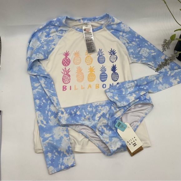 Billabong | Swim | Billabong Girls On A Rainbow Long Sleeve Rashguard ...